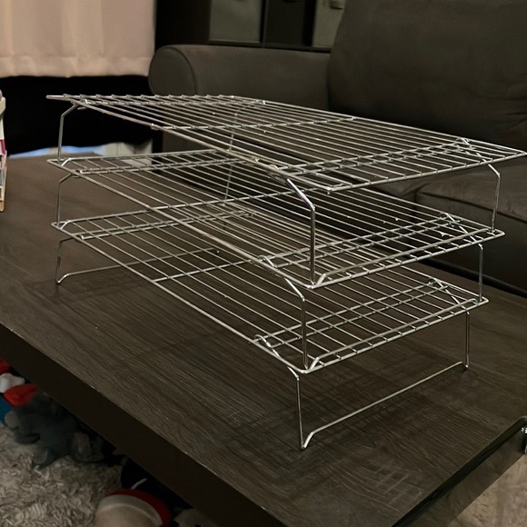 Kitchen | 3 Stackable And Collapsible Cookie Cooling Racks | Poshmark